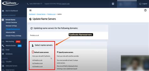 Fasthosts Nameservers How To Point A Domain To Fasthosts