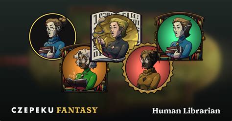 Human Librarian Token Builder Customize And Randomize Czepeku Tokens