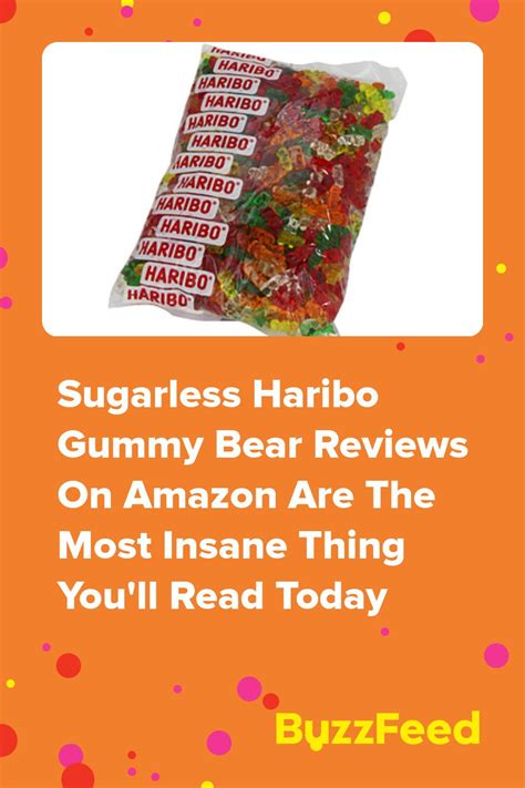Sugarless Haribo Gummy Bear Reviews On Amazon Best Gummy Bears For