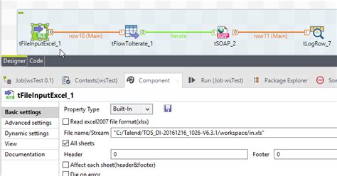 Web Talend Pass Dynamic Values Into Tsoap Message Stack Overflow