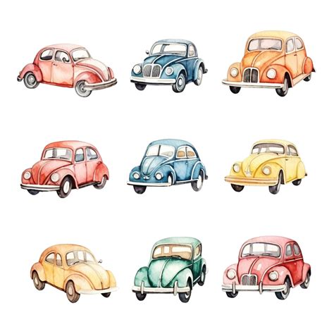 수채화 자동차 요소 클립 아트 수채화 교통 자동차 Png 일러스트 및 이미지 에 대한 무료 다운로드 Pngtree