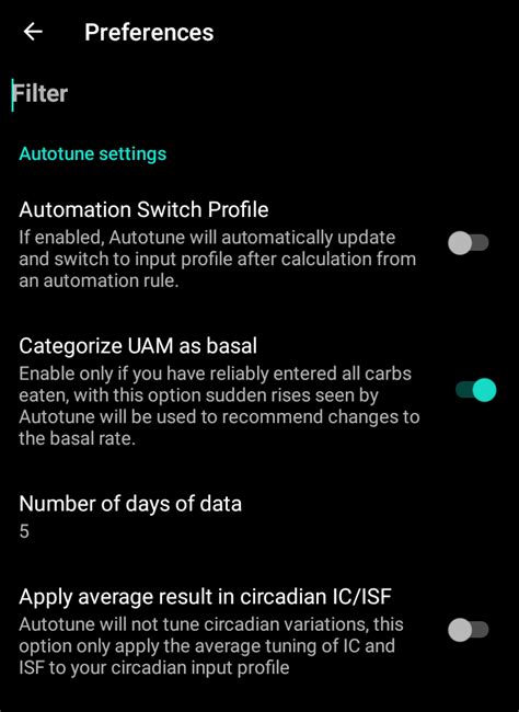 How To Use Autotune Plugin Dev Only AndroidAPS Documentation