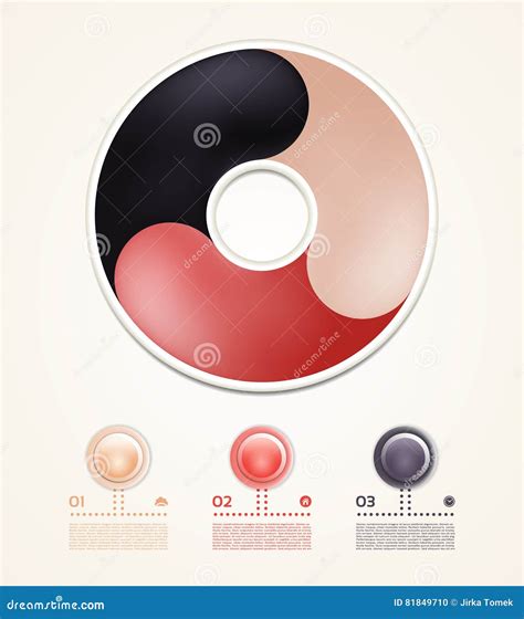 Vector Circle Infographic Template For Diagram Graph Presentation And Chart Stock Vector