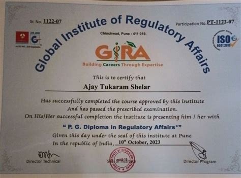 Ajay Shelar On Linkedin Im Happy To Share That I Have Completed My 6month Pg Diploma In