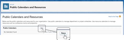 Salesforce Public Calendar