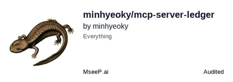 Github Minhyeokymcp Server Ledger A Model Context Protocol Server For Interacting With