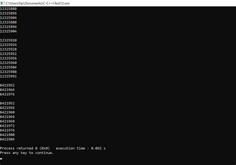 C How Memory Address For Pointer To Arrays Is Same As An Element In