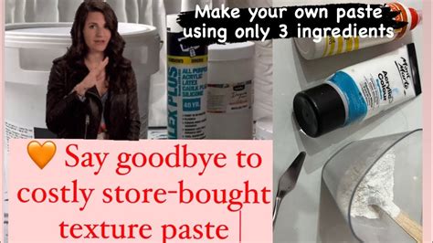DIY Texture Paste For Art And Craft Make Grainy Texture At Home