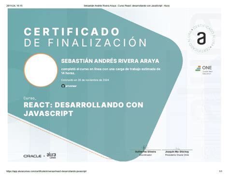 ¡estoy Muy Emocionado De Compartir Que He Completado El Curso De
