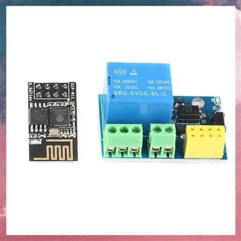 Esp8266 Esp 01s โมดูลรีเลย์ Wifi สมาร์ทซ็อกเก็ตโมดูล Wifi ไร้สาย Esp 01s Shopee Thailand