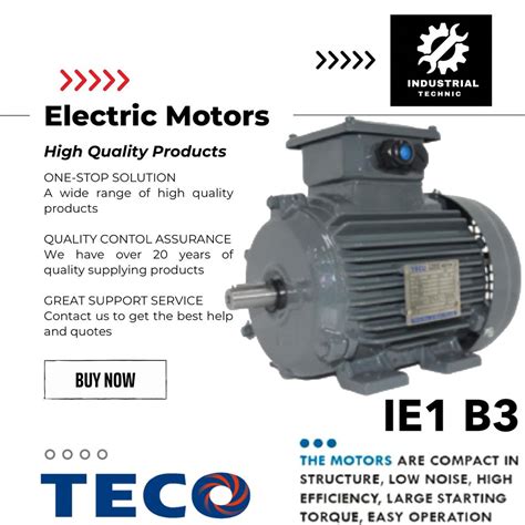 Jual Elektro Motor Teco Aesv1s Ie1 6p 1 1kw 1 5hp 3phase 380v B3 Dinamo Electric Motor Electro