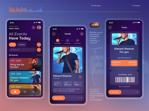 Event Management App Ui By Md Azbin Islam On Dribbble