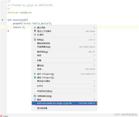 插件：clion中使用c c single file execution插件编译和运行单个文件 clion如何运行项目下的某个文件 csdn博客