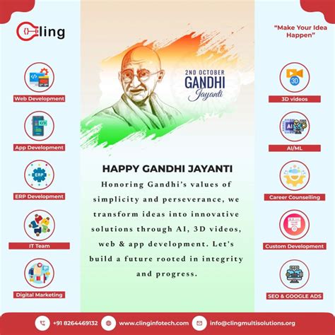 Cling Multi Solutions Pvt Ltd On Linkedin Gandhijayanti