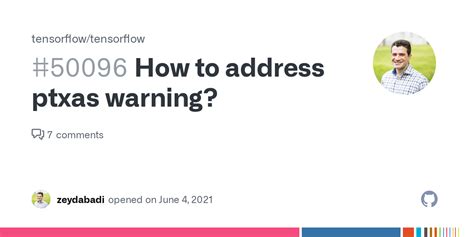 How To Address Ptxas Warning · Issue 50096 · Tensorflowtensorflow