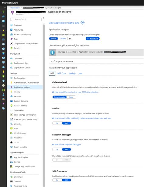 Application Insights For Your App Service In Arm The Correct Way Vossekops Blog