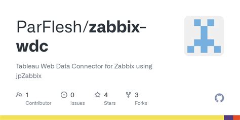 Github Parflesh Zabbix Wdc Tableau Web Data Connector For Zabbix