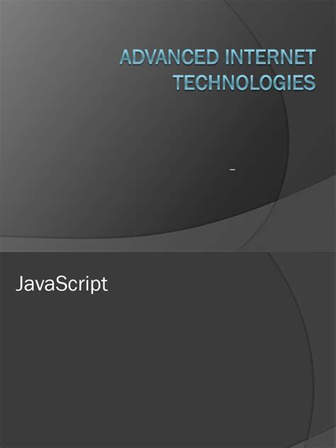 advanced internet technologies part6 and 7 pdf ajax programming