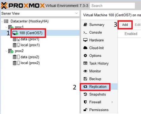 proxmox replication