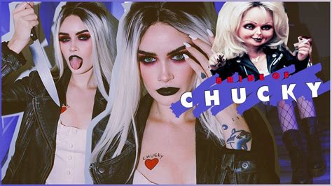 Tiffany Bride Of Chucky Full Costume Makeup Tutorial Ashtoberfest Iv