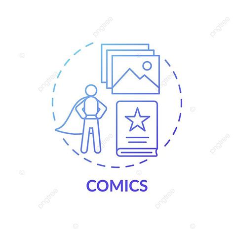 Comics Concept Icon Complex Elearning Gradient Vector Complex Elearning Gradient Illustration