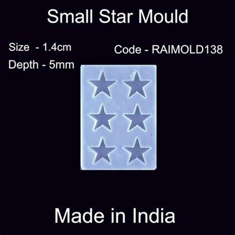 Silicone Small Star Mold At ₹ 80 Piece Silicone Moulds In Ludhiana Id 2851249088697