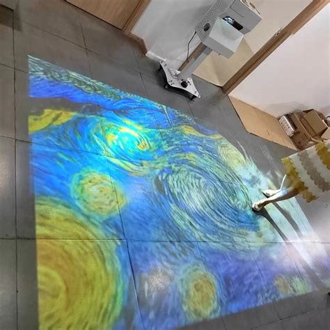 Outdoor CE Interactive Floor Advertising Projection System Projection
