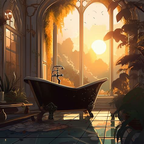 Download Ai Generated Bathtub Bathroom Royalty Free Stock