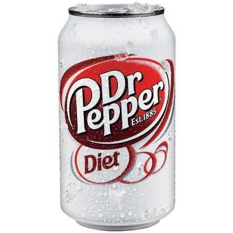 Diet Dr Pepper 12 Oz Cans 24 Pack Soda Soft Drinks