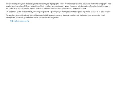 What Is A Gis Enhancing Urban Planning Outcomes With Geographic Information Systems And