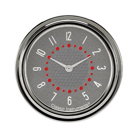 Classic Instruments Ecklers Classic Instruments Clock Bel Era 3 Gray 2