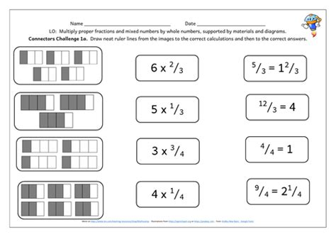 Fractions Year 6 Differentiated Challenges And Activities Over 150