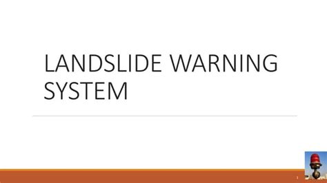 Landslide Warning System Using Arduino Ppt Landslide Warning System Using Arduino Ppt