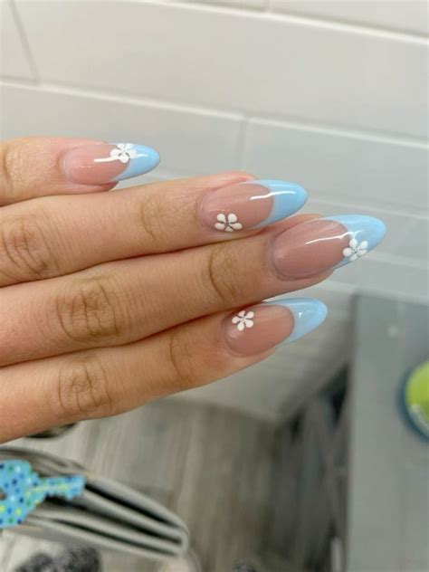 40 Cute Back To School Nail Art For Girls Blue Nails Simple Nails