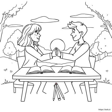 Conflict Resolution Coloring Pages