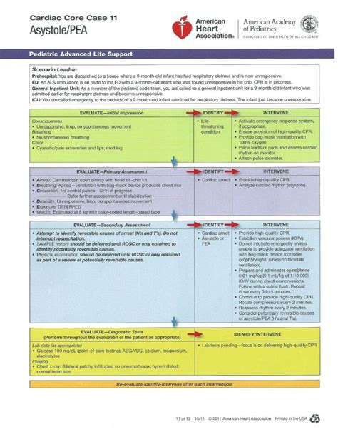 Pals Core Case 11 Asystole Pea การศึกษา