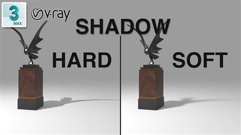 3ds Max Vray 5 Create Soft Shadow And Hard Shadow Using V Ray In