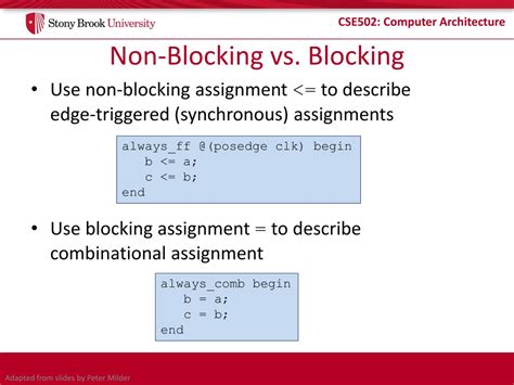 Ppt Cse 502 Computer Architecture Powerpoint Presentation Free