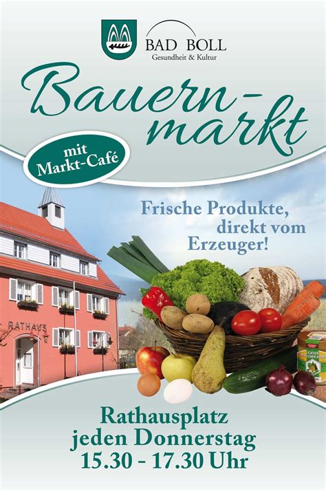 Bauernmarkt Auf Dem Rathausplatz Bad Boll