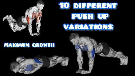 10 Different Push Up Variations Home Edition Youtube