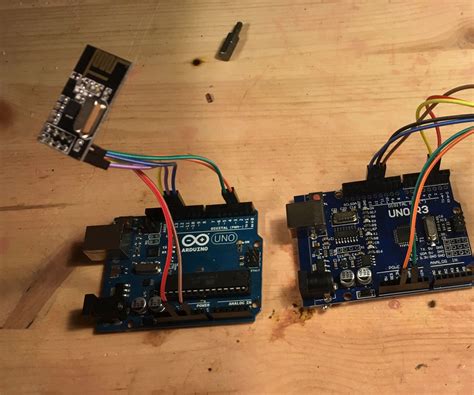 Wireless Communication Alarm Two Arduinos Using Nrf24l01 Instructables