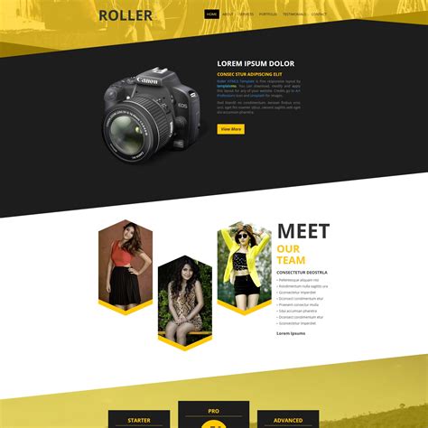 424 Roller Template Free Website Templates Website Template Best