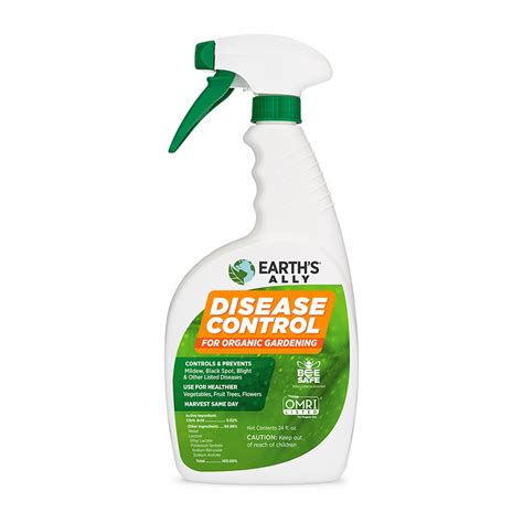 Natural Fungicide Disease Control 24 Fl Oz Ready To Use Earths Ally