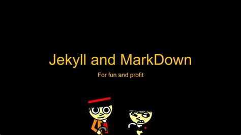 Jekyll Static Websites Generator Ppt