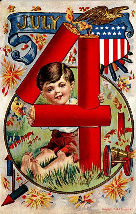 Free Cartoon Graphics Pics S Photographs Vintage 4th Of July