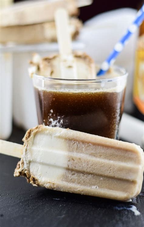 Boozy Root Beer Float Popsicles