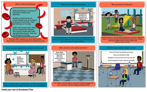 Sickle Cell Disease Storyboard Por Blujay