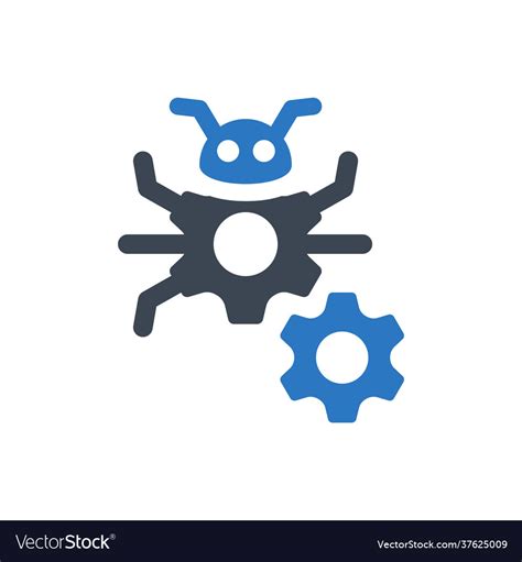 Bug Fixing Icon Royalty Free Vector Image Vectorstock