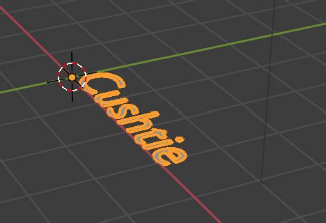 Manipulating Text In Blender Cushtie