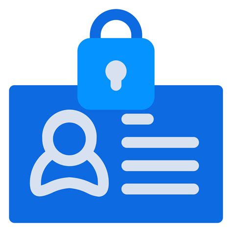 1 Id Card Padlock Security Identity Icon Download On Iconfinder